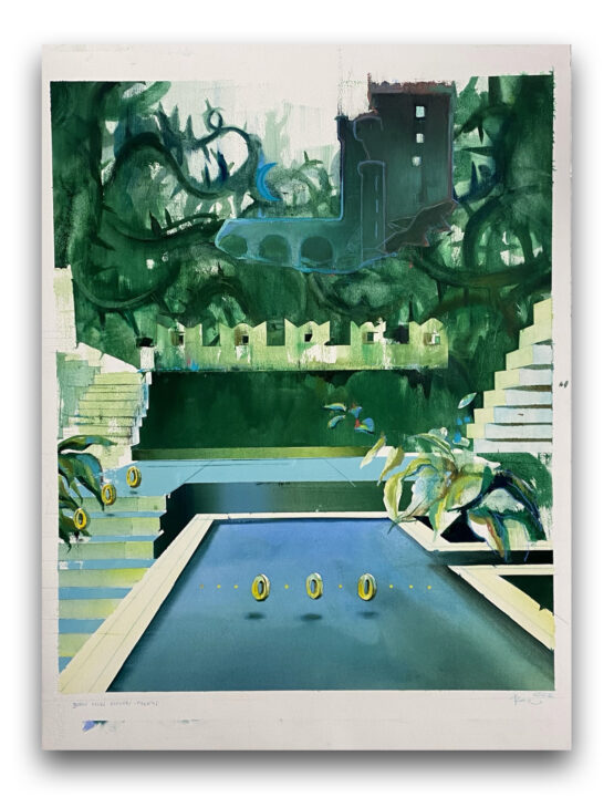 Eva Fajčíková Bonus Level Avalon Tyrkys 76 X 56 Cm Artbase